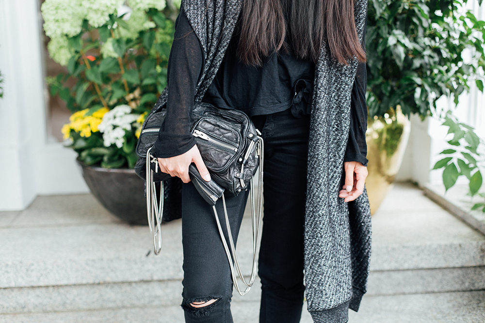 Ripped Jeans & Alexander Wang Scarf | i Heart Alice / iHeartAlice.com
