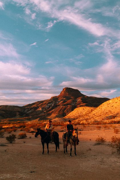 Sunset Horseback Riding in Lajitas, Texas – Big Bend Ranch State Park ...